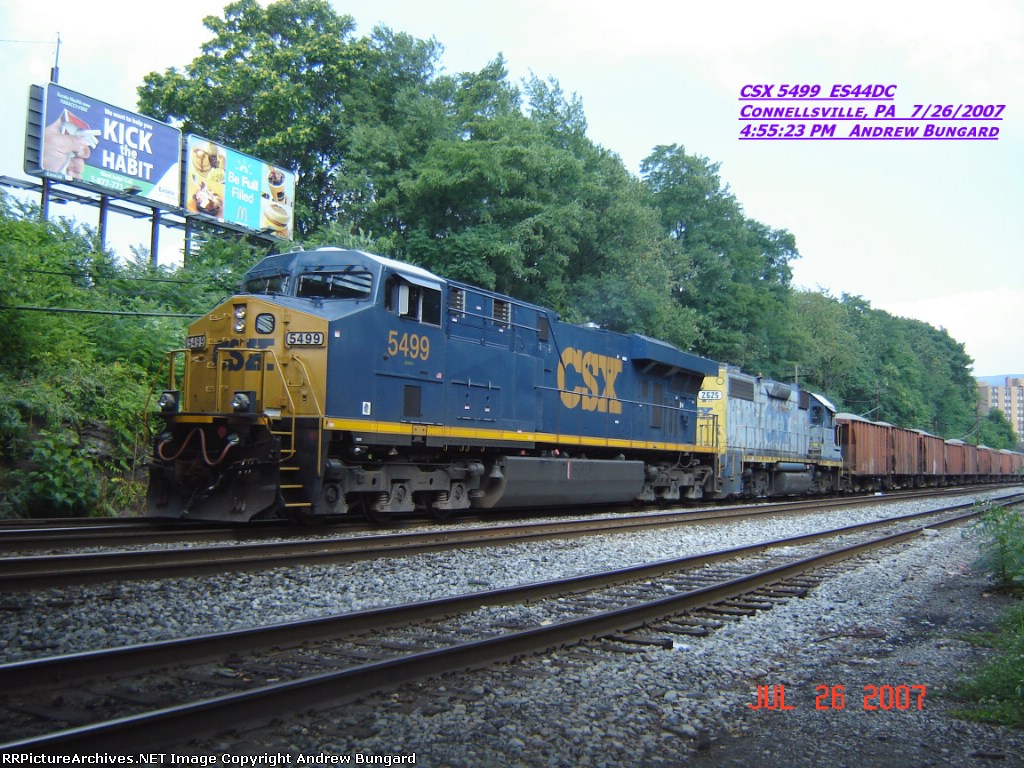 CSX 5499 ES44DC July 26, 2007